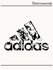 Термонаклейка для одежды и аксессуаров DTF-печать adidas