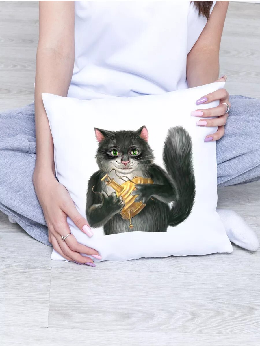 Подушка Кот бегемот