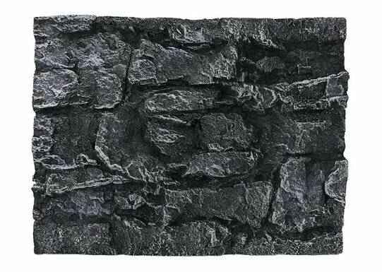 Фон для террариума "Черная скала" 60х45*3.5 см