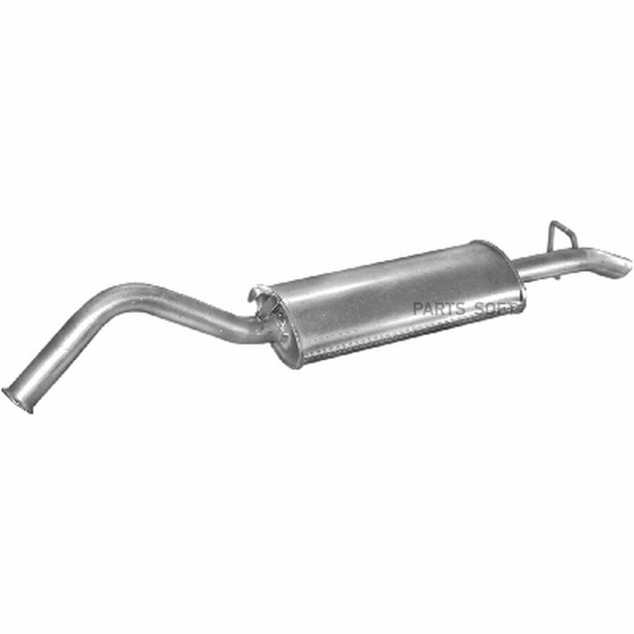 Глушитель зад. часть Audi 100/200 1.8-2.4D 03/77-11 от официального дистрибьютора, EDEX, артикул 0110