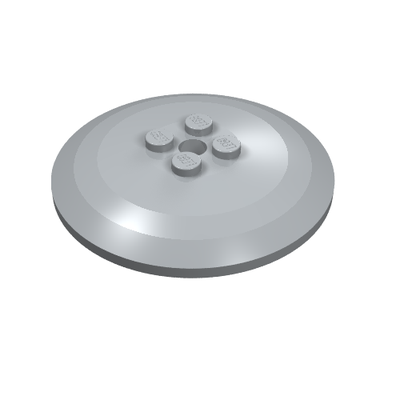 Деталь Lego 44375b Dish 6 x 6 Inverted (Radar) - Solid Studs — фото 1