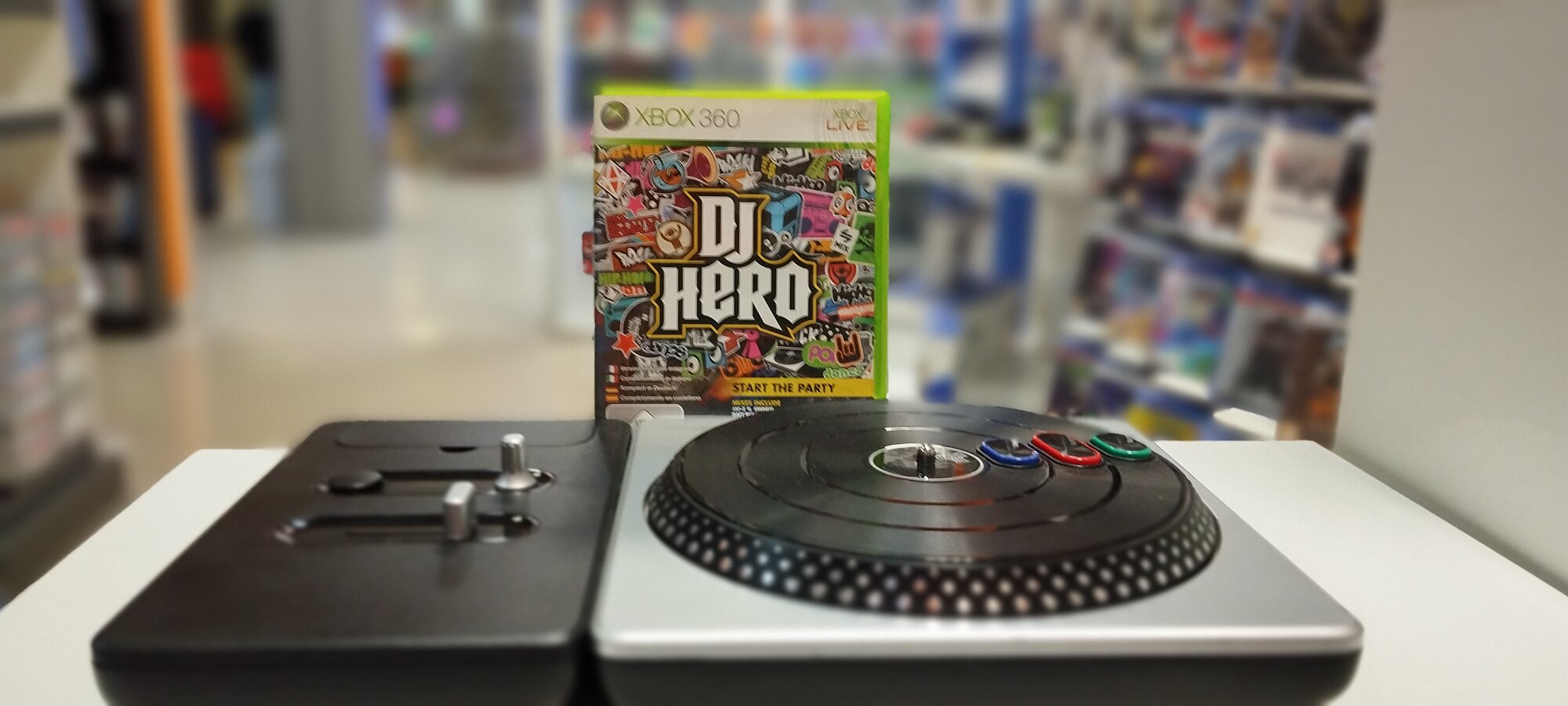 Dj Hero Xbox 360 комплект установка с игрой б/у