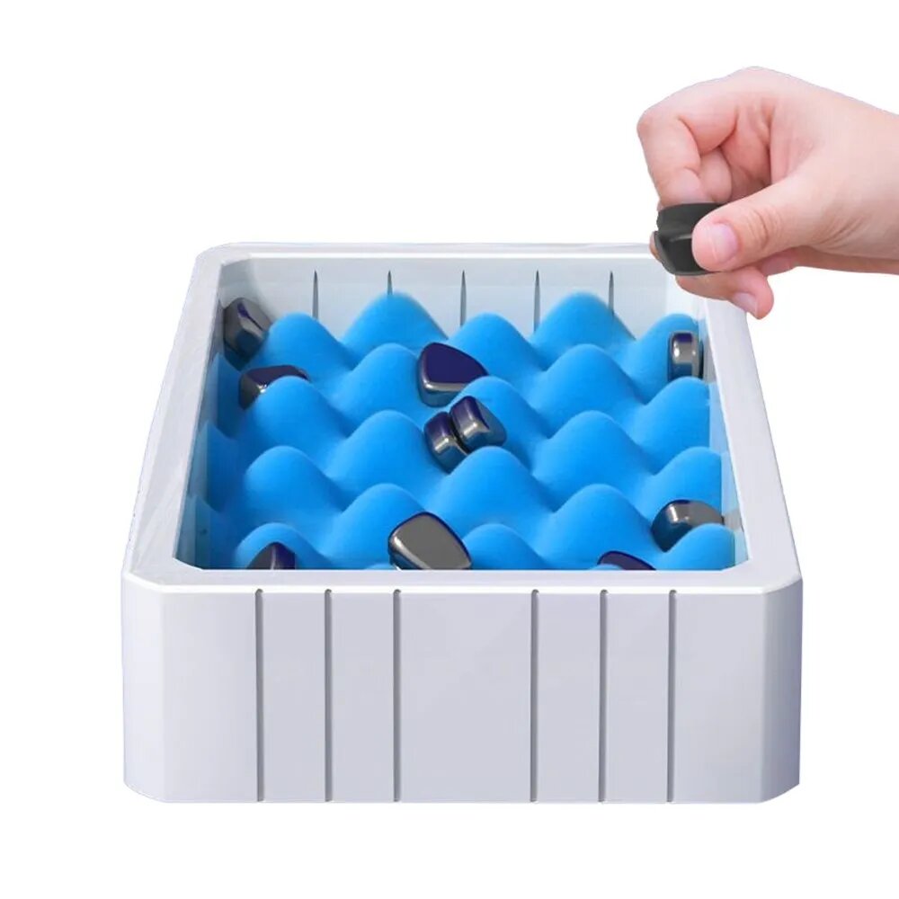 Магнитные шахматы переносные с мягким игровым полем и 20 фигурами