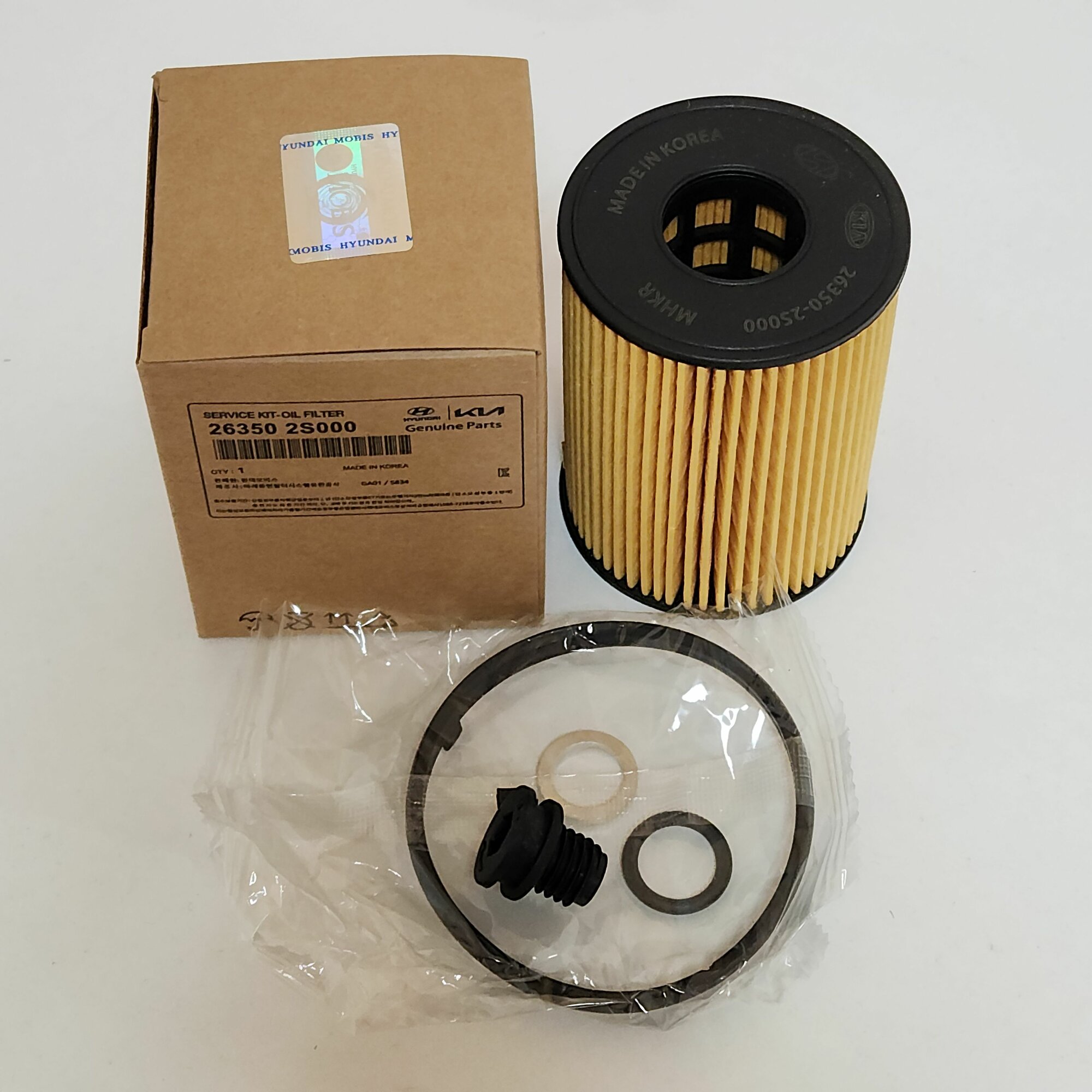 Фильтр масляный Hyundai/KIA 263502S000