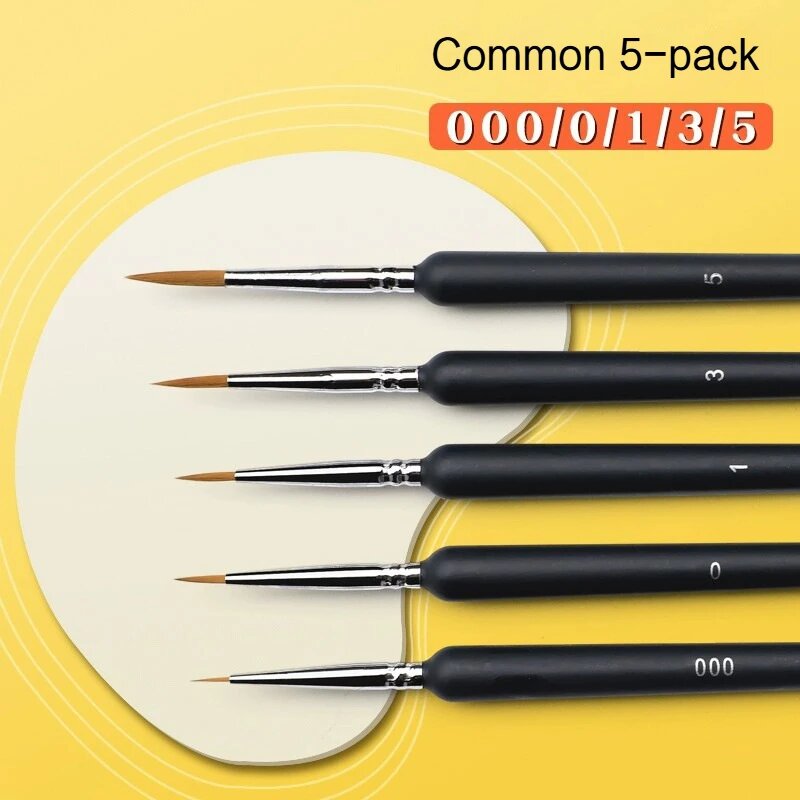 Набор кистей для рисования Borrence 5pcs C