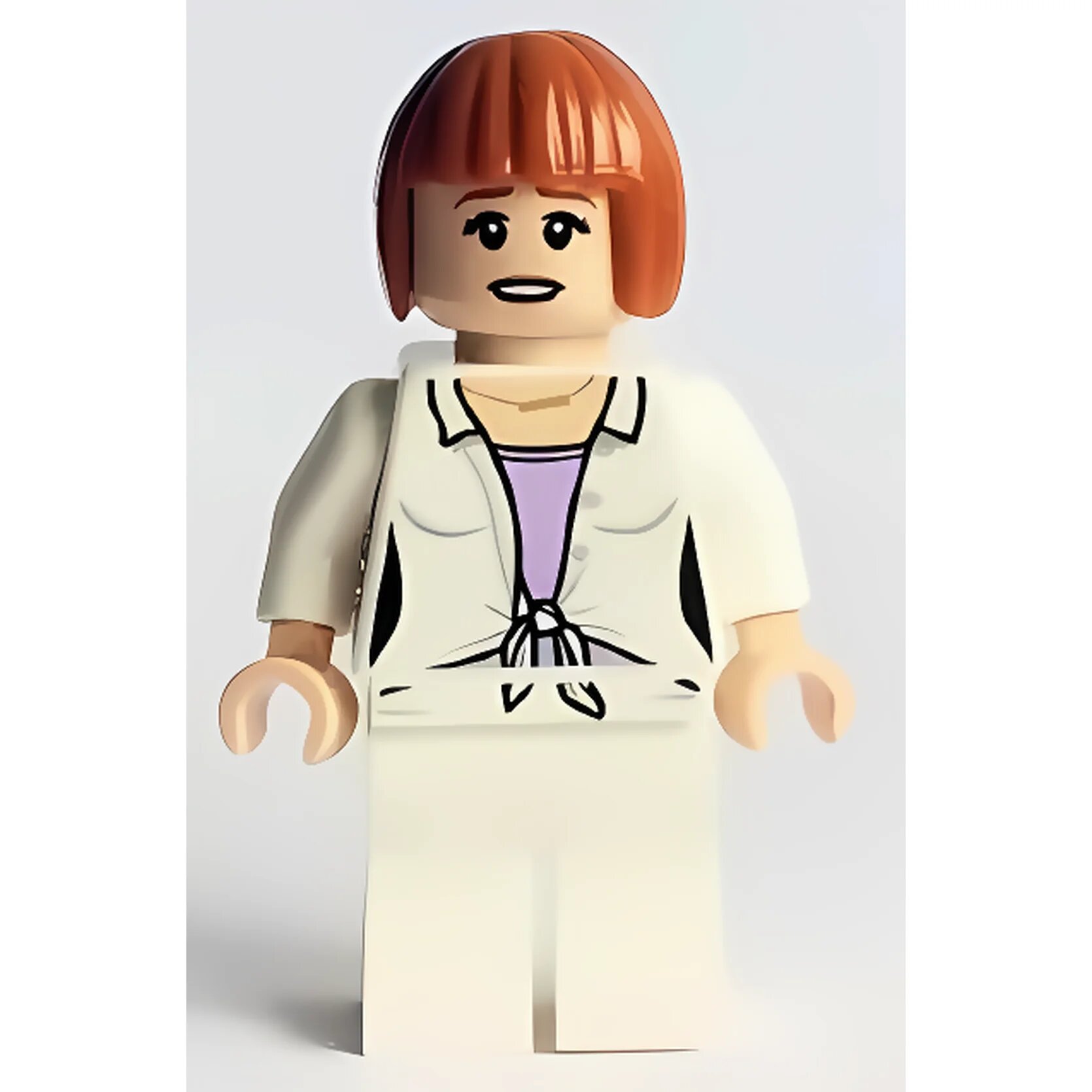 Минифигурка Lego Jurassic World Claire Dearing - White Shirt Open jw012 U
