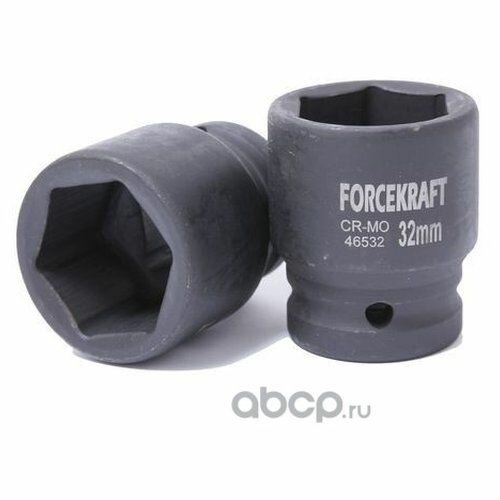 Головка ударная 24 мм, 6 гр, 3/4 FORCEKRAFT FK46524