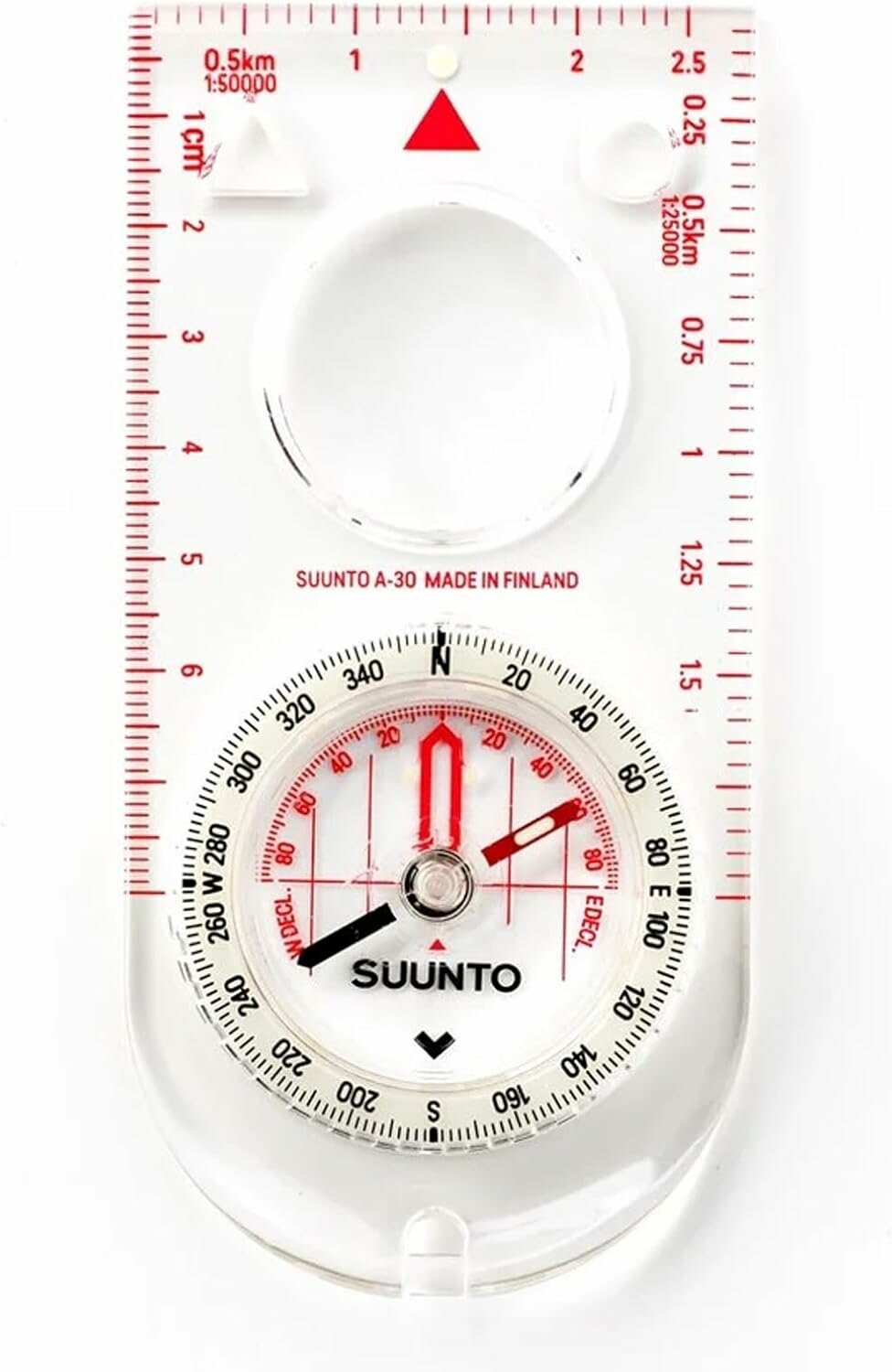 SUUNTO A-30 COMPASS Компактный походный компас со светящимися метками при слабом освещении