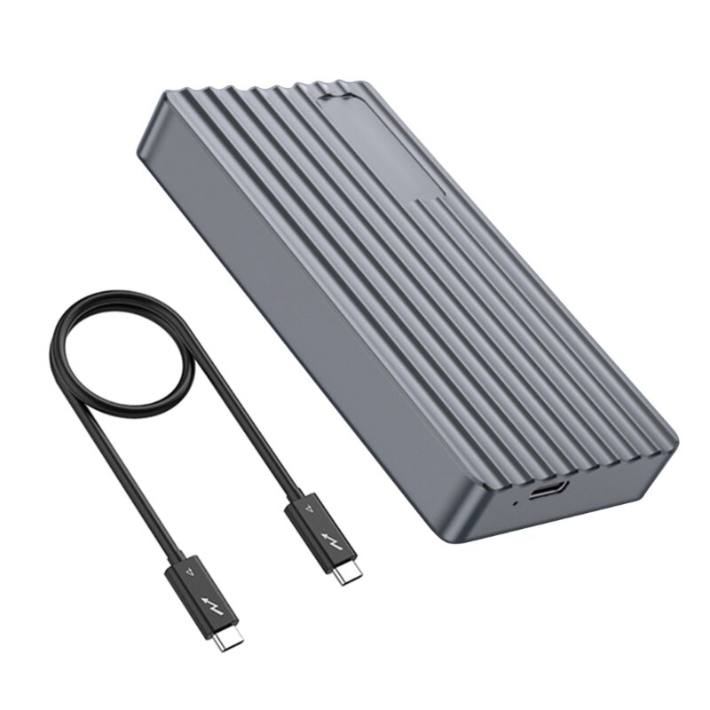 USB4 40 Гбит/с M.2 NVMe Solid Disk Case Box Высокая скорость и эффективное рассеивание тепла USB4.0 Поддерживает 2242 2260 2280 твердотельных дисков