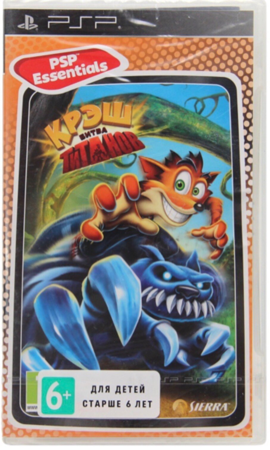 Игра для Playstation Portable: Крэш Crash. Битва Титанов (Essentials) Лицензионный диск