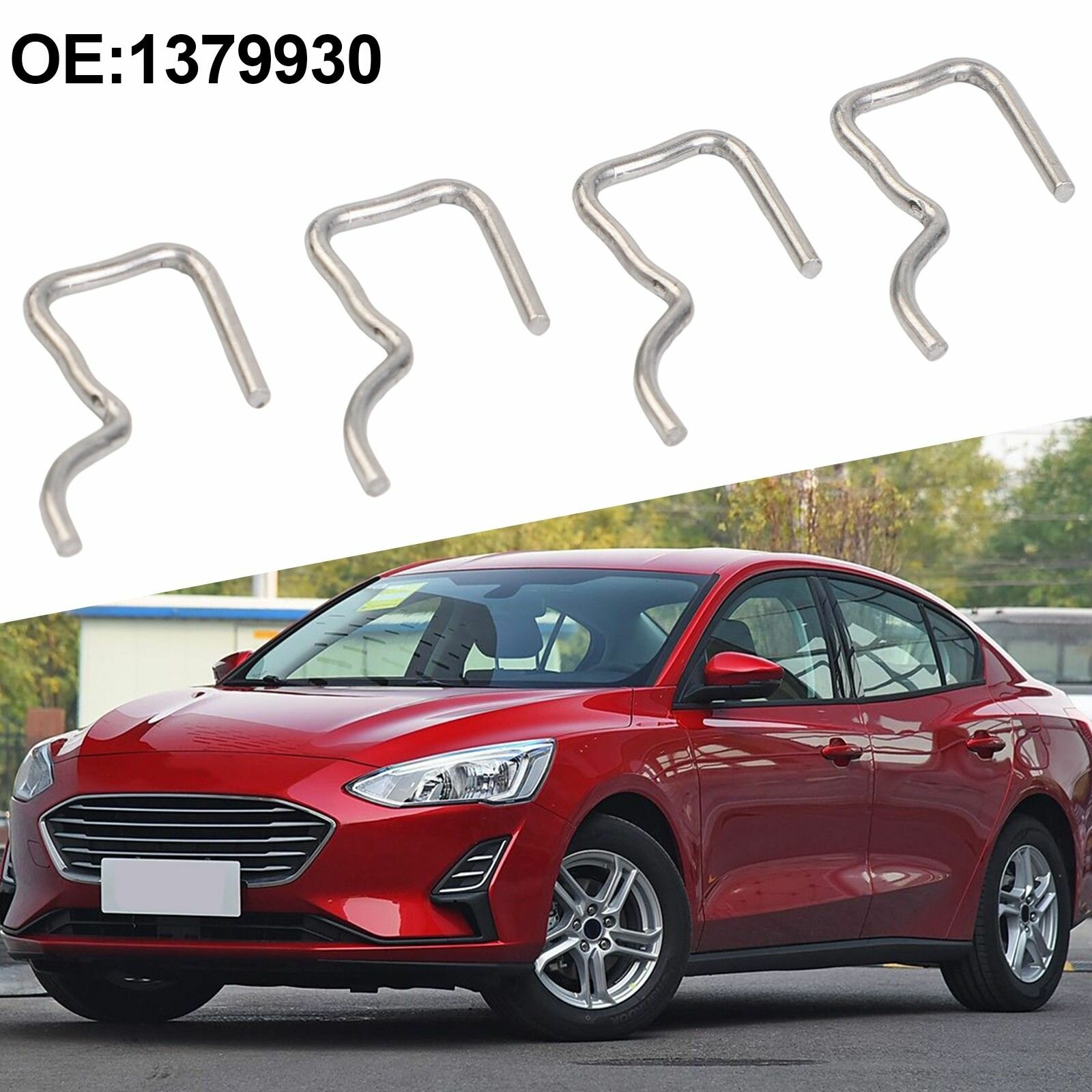 Зажимы (хомуты) для трубок утечки топлива 4 шт. для Ford Focus, Galaxy и Mondeo, прямая замена OEM 1379930 в авто