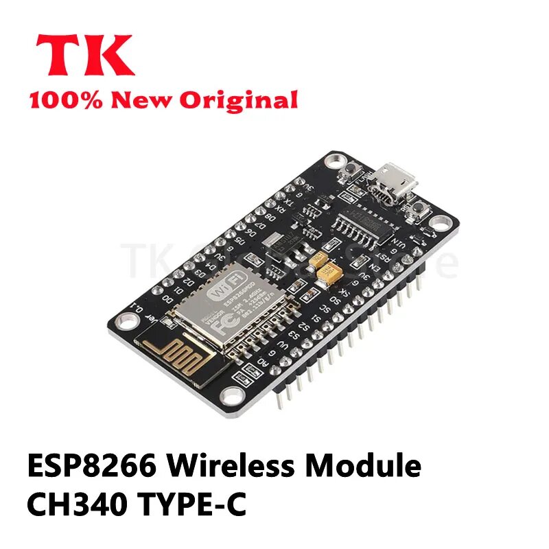 1-10 шт. Плата разработки NodeMCU V3 ESP8266 ESP-12E WIFI с CH340G, квадратная, с контактами для пайки, интерфейс Micro USB