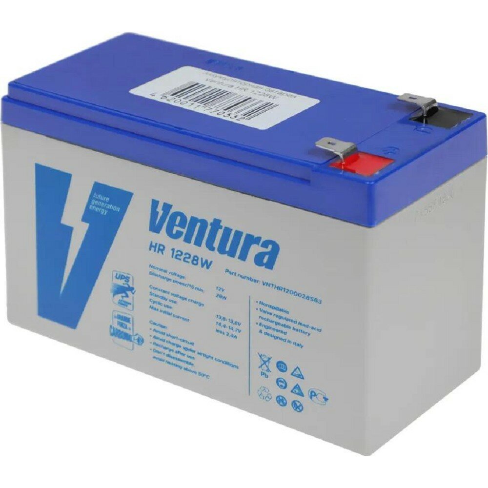 Батарея для ИБП VENTURA HR 1228W 12B, 7200мАч AGM