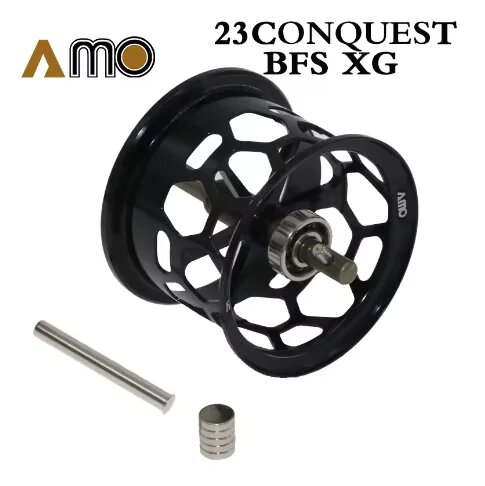 AMO 23 Conquest BFS XG Spool Black