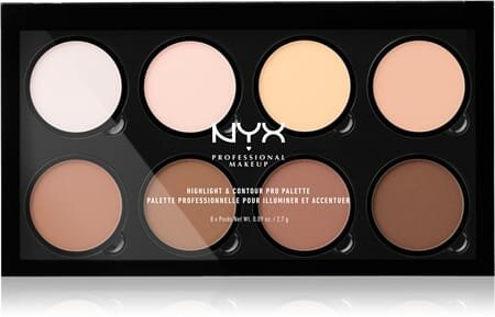 Палетка для контуринга NYX Professional Makeup Highlight & Contour PRO, 8 оттенков, 2,7 г каждый