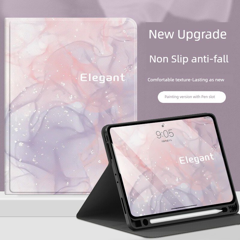 Защитный чехол для iPad в стиле акварели с песочной текстурой для Air2, планшета Apple 10-го поколения, новая модель