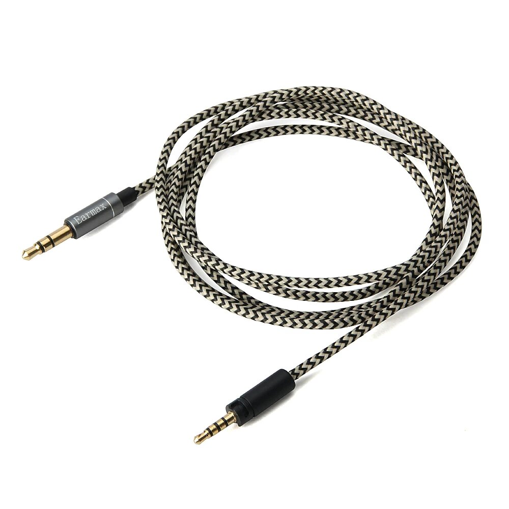 Кабель для наушников Sennheiser Momentum IE Upgrade Провод Замена Черный Белый 120 см Высококачественный Аудио Разъем
