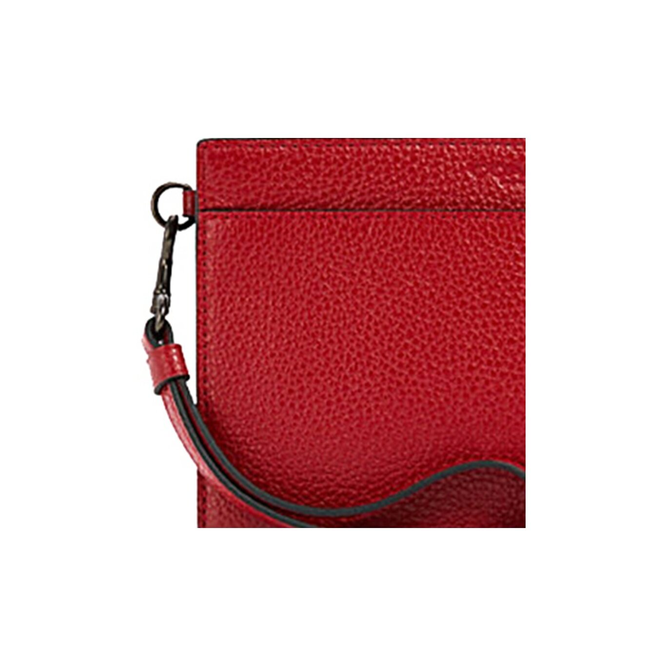 Сумка Coach, фактура стеганая, красный — фото 1