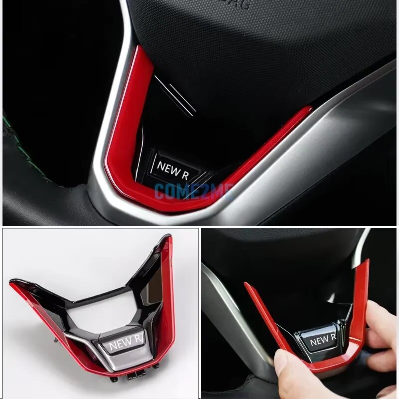 Украшение на руль VW Passat B8 Golf 8 MK8, логотип R Line, красный