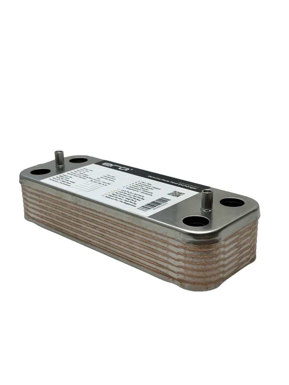 Теплообменник ГВС Ariston Uno, Beretta, Electrolux, Ferroli, Fondital, 148 мм, 14 пл, Era