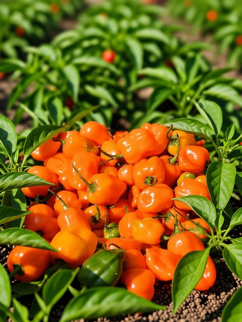 Семена Острый перец Habanero Orange (Хабанеро оранжевый), 10 семян