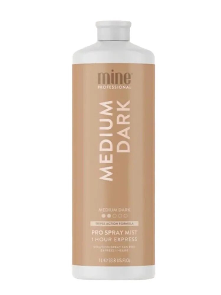 MineTan / Лосьон для моментального загара Medium Dark Pro Spray Mist 15% DHA 1000 мл