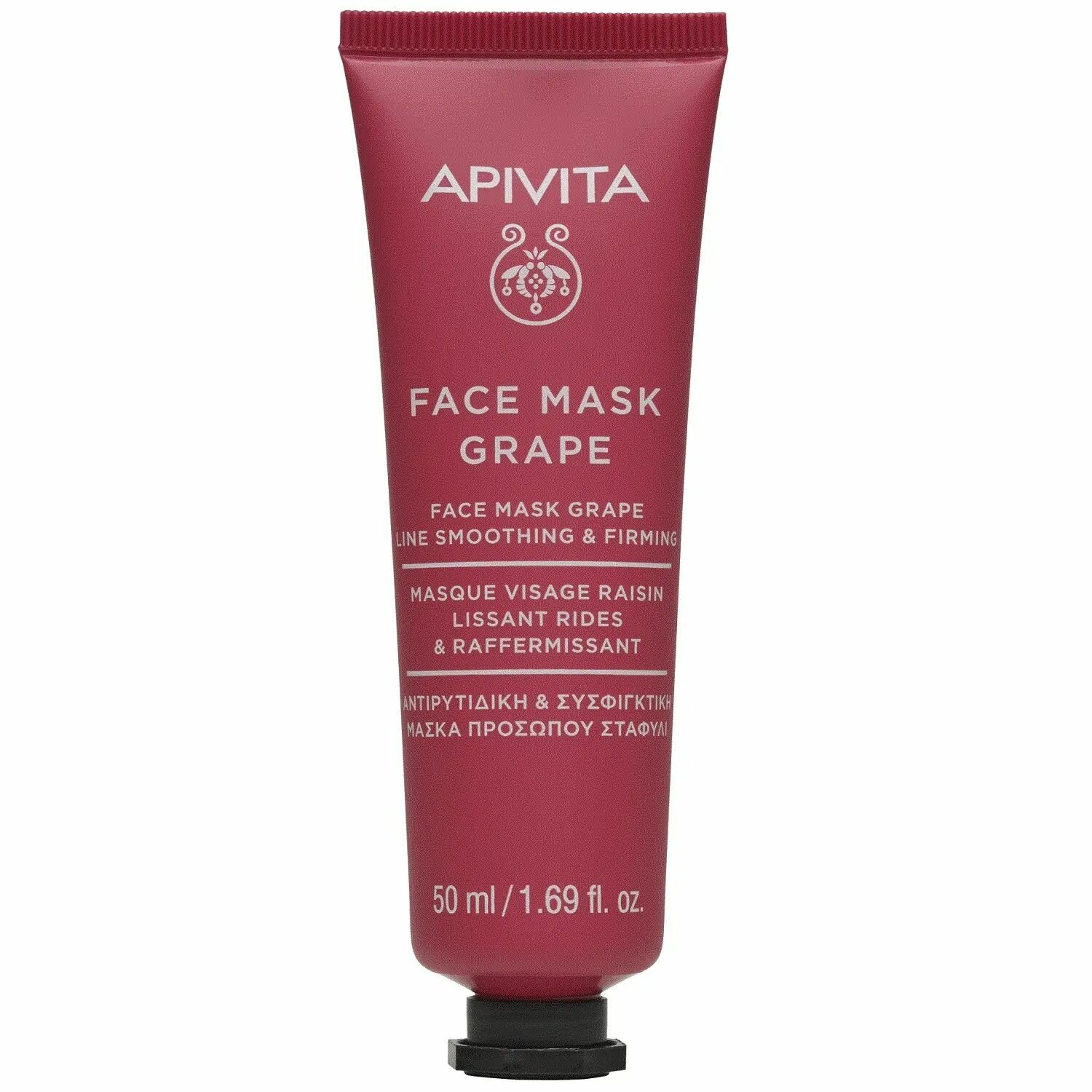 Антивозрастная маска Apivita с виноградом для лица, 50 мл (Express Beauty)