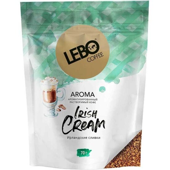 Кофе растворимый Lebo AROMA IRISH CREAM дой-пак 70 г
