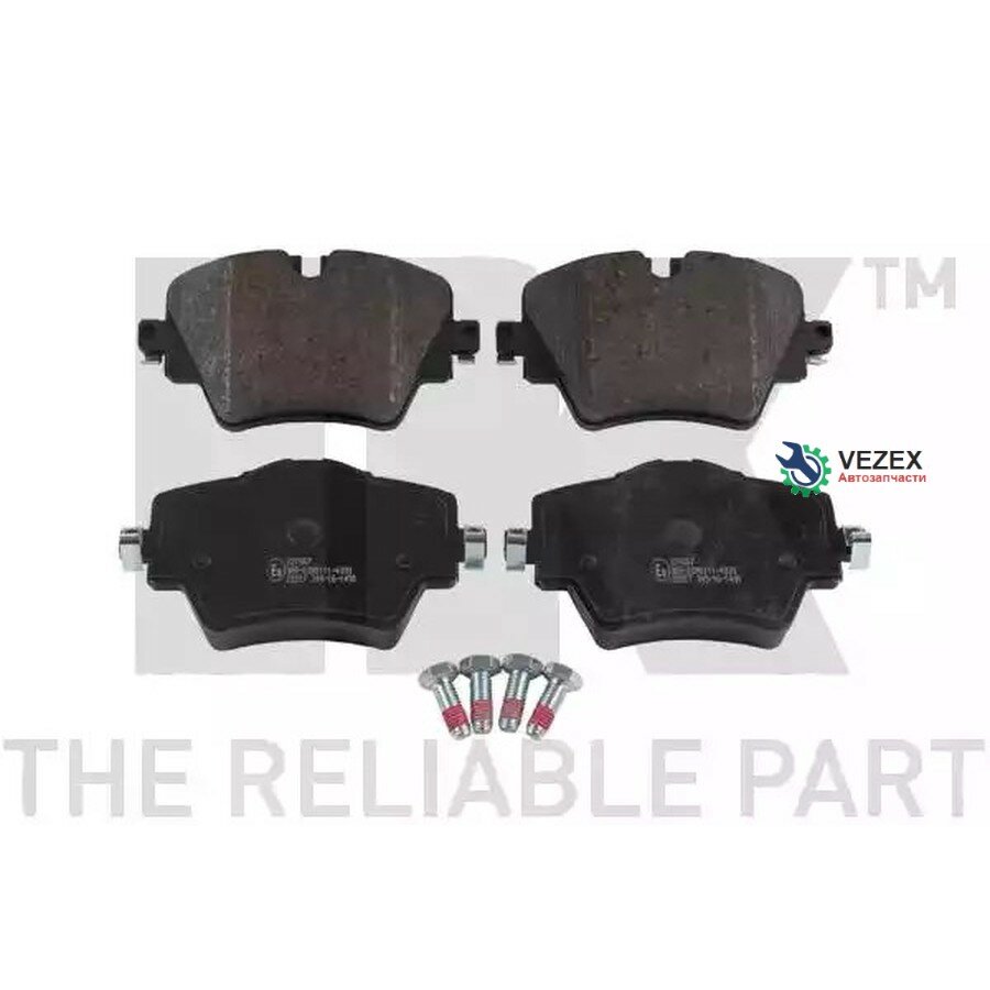 NK 221567 колодки дисковые передние!\ BMW 2/X1/F45/F46/F48 14>