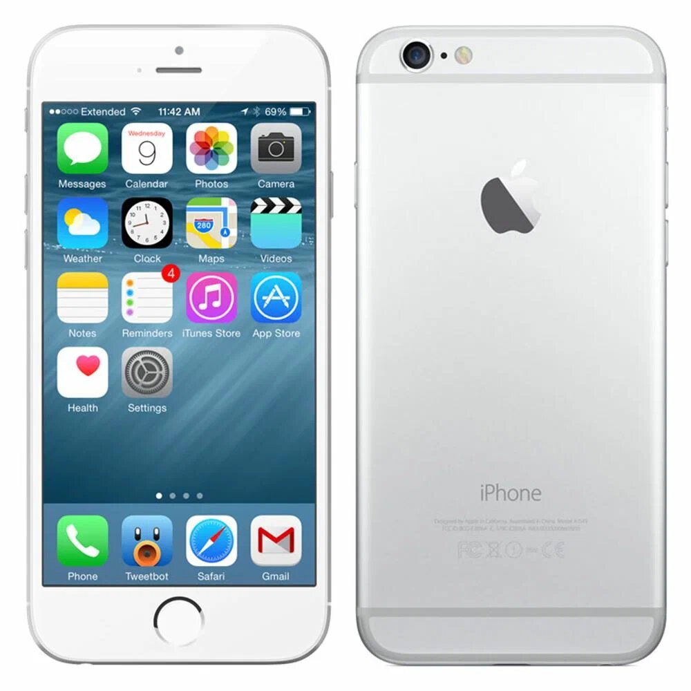 Apple iPhone 6, 64 ГБ, серебристый