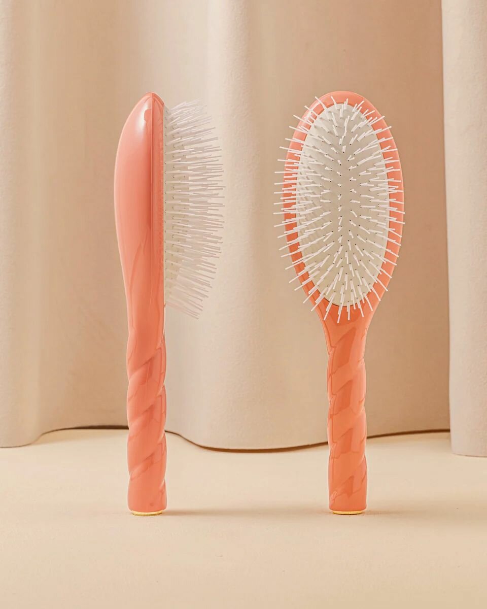 La bonne brosse Массажная расческа для распутывания волос N.07 The Stimulating & Detangling Hairbrush The Intense, Coral