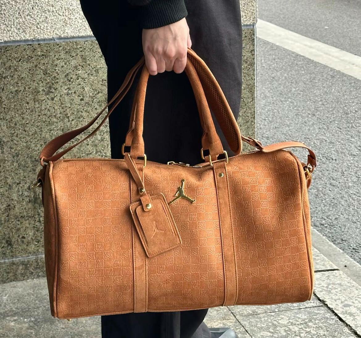 Сумка-рюкзак Air Jordan Monogram Duffle "Brown"