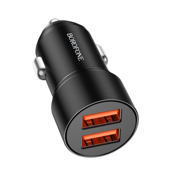 Автомобильное зарядное устройство 2 USB, быстрая зарядка QC 3.0
