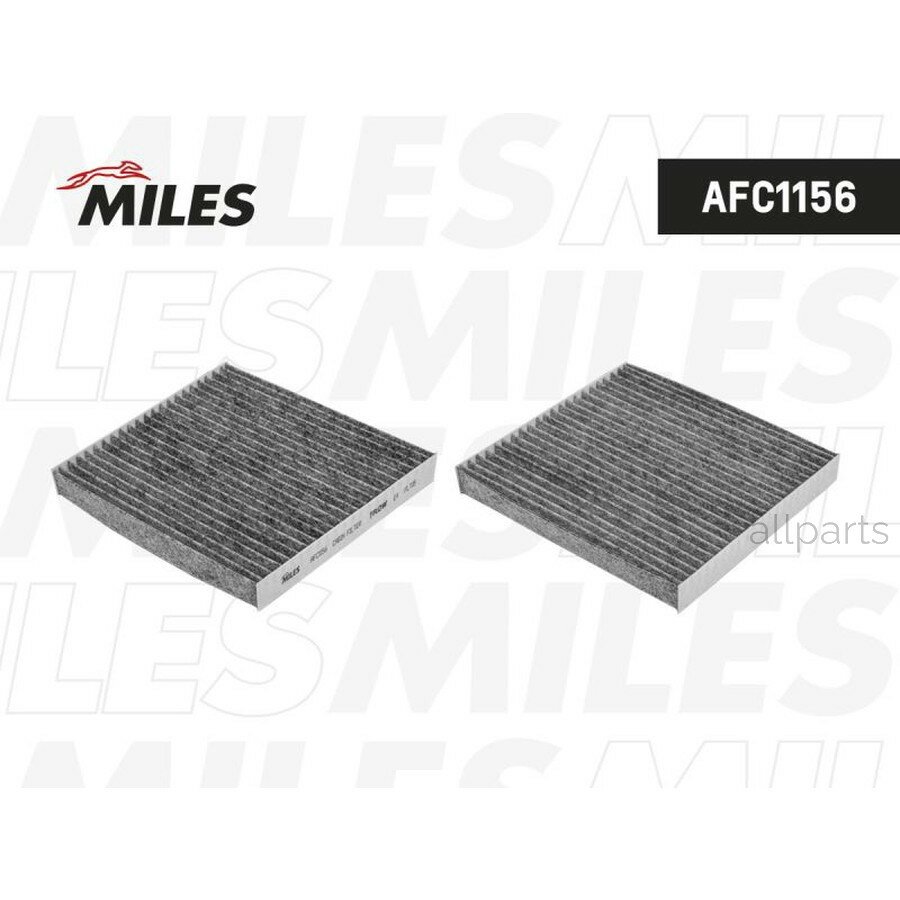 MILES AFC1156 Фильтр салона MAZDA 6 02- угольный