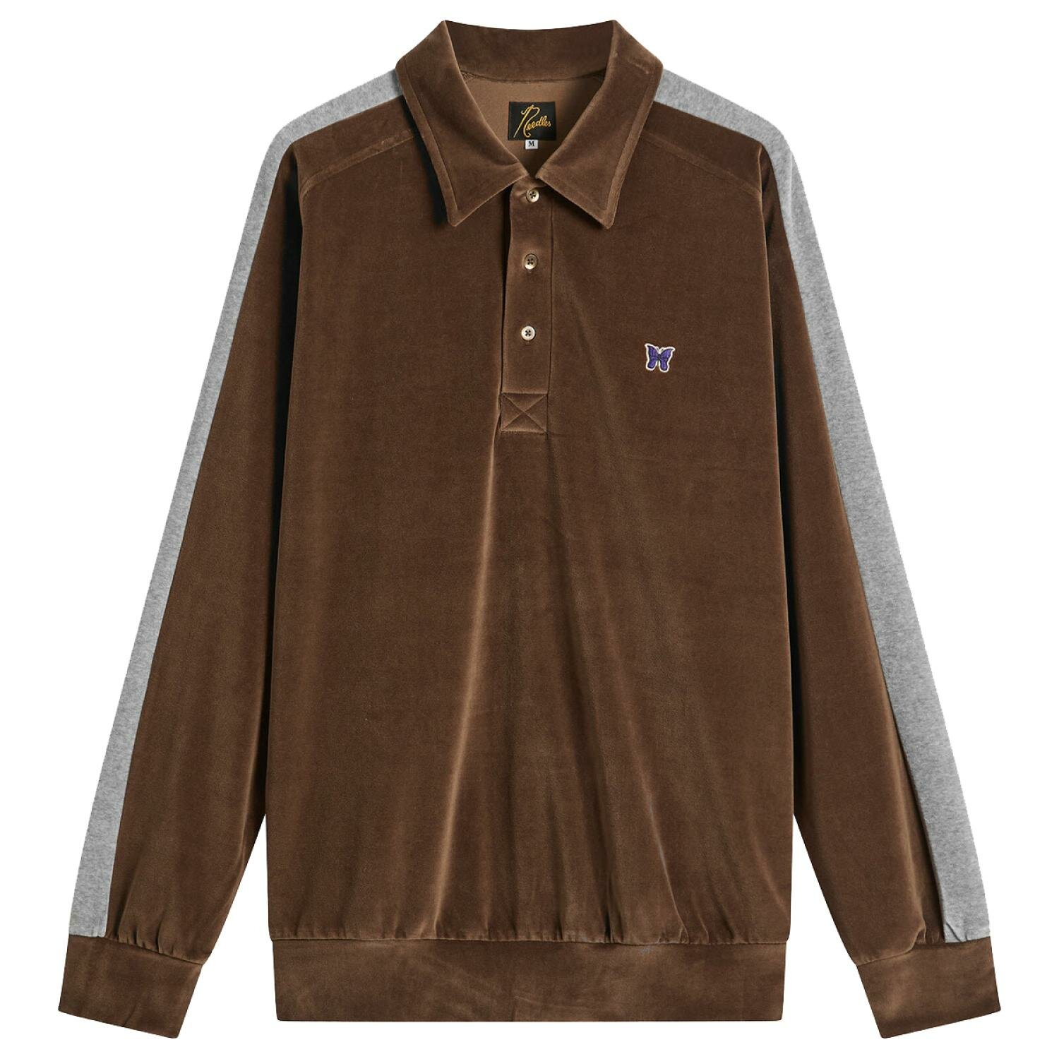Толстовка Толстовка Needles Side Line Pullover Shirt - C/Pe Velour