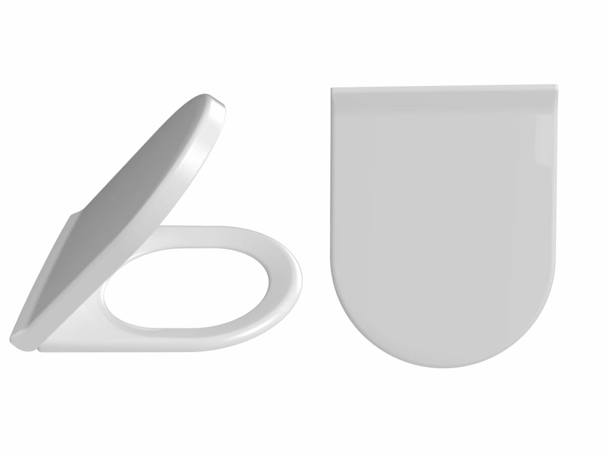 Сиденье для унитаза AV Engineering HALO, с микролифтом, белое, быстросъёмное