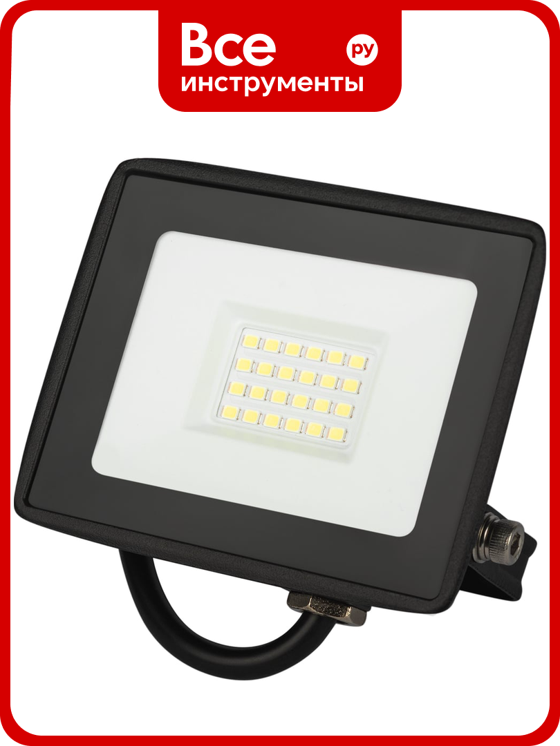 Прожектор светодиодный уличный ЭРА RED LINE LPR-024-030 30Вт 6500К 2400Лм IP65 Б0059613, выбора направления света