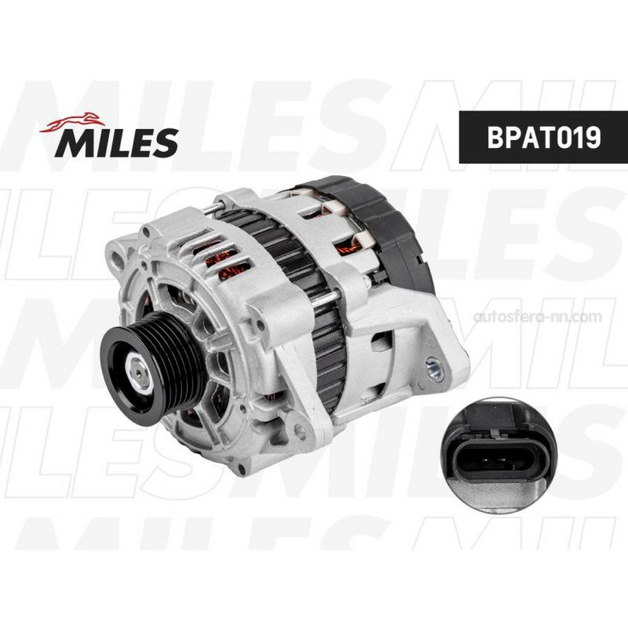 MILES BPAT019 Генератор CHEVROLET LACETTI 1.4, 1.8 04- 85A