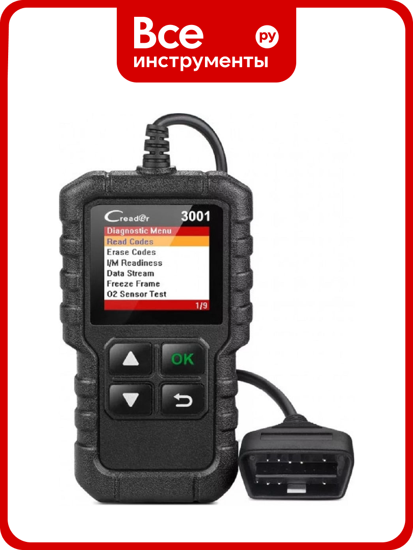 Портативный автосканер Launch Creader CR301 (3001) LNC-086