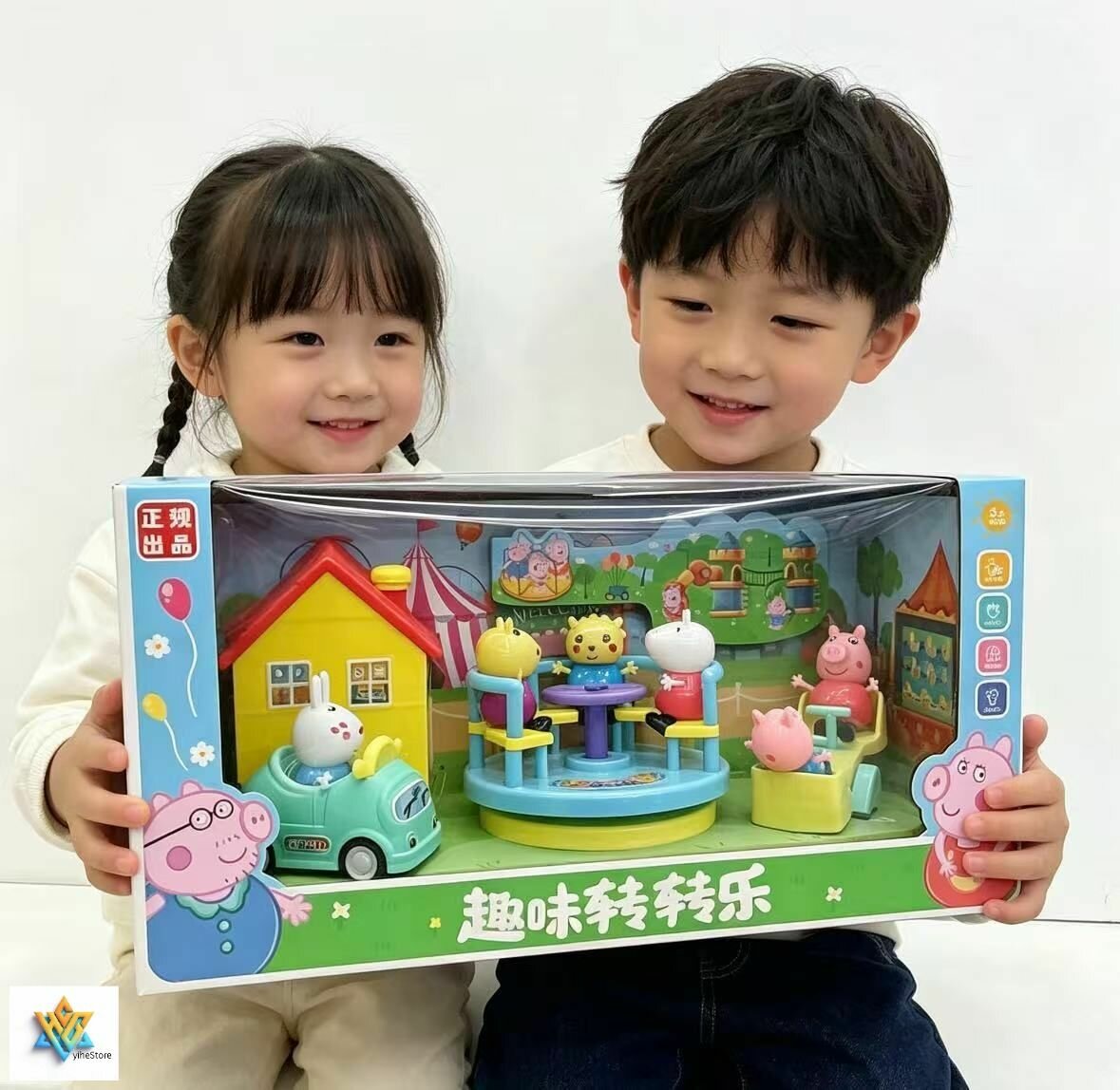 Игровой набор Дом Свинки Пеппы с каруселью и фигурками для детей 3+ от HASBRO (эксклюзив)