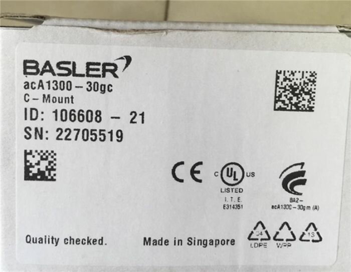 Модуль BASLER ACA1300-30GC Industrial Color CCD Camera