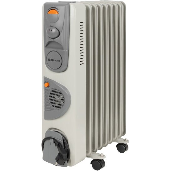 Масляный обогреватель Tdm Electric МО-9ТВ, 2000 Вт, 9 сек, вент, регул. мощн. (800/1200/2000+400 Вт), термостат, SQ2501-0912