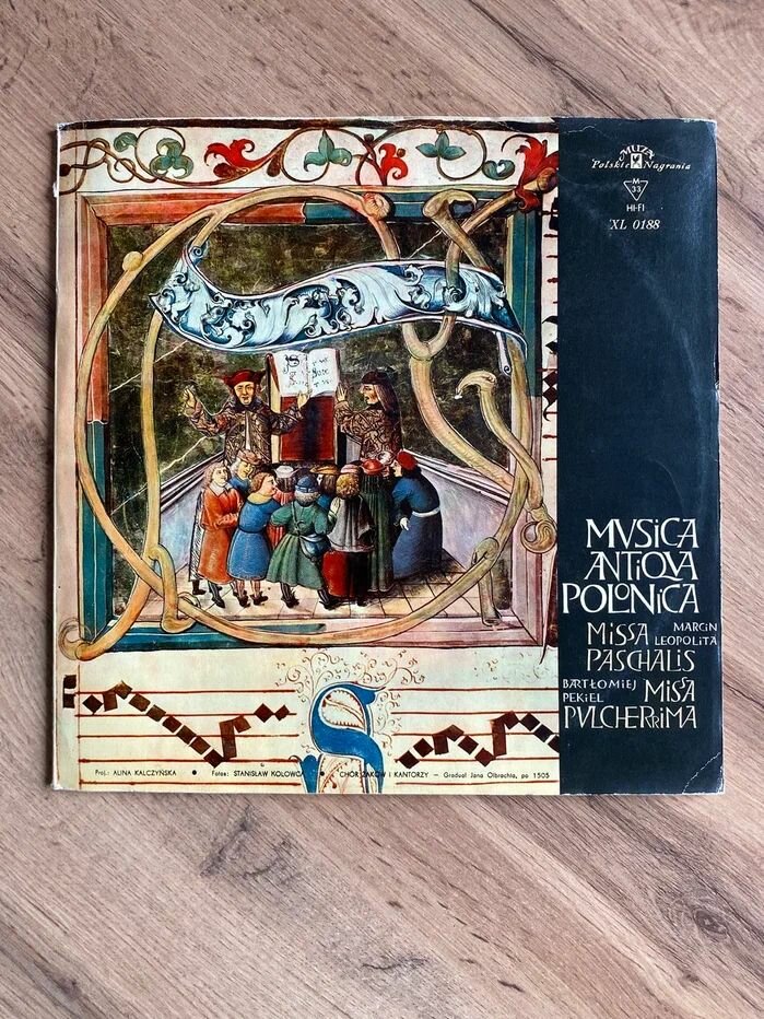 Виниловая пластинка Marcin Leopolita, Bartlomiej Pekiel. Missa Paschalis, Missa Pulcherrima (M/M, Poland, Polskie Nagrania Muza LP