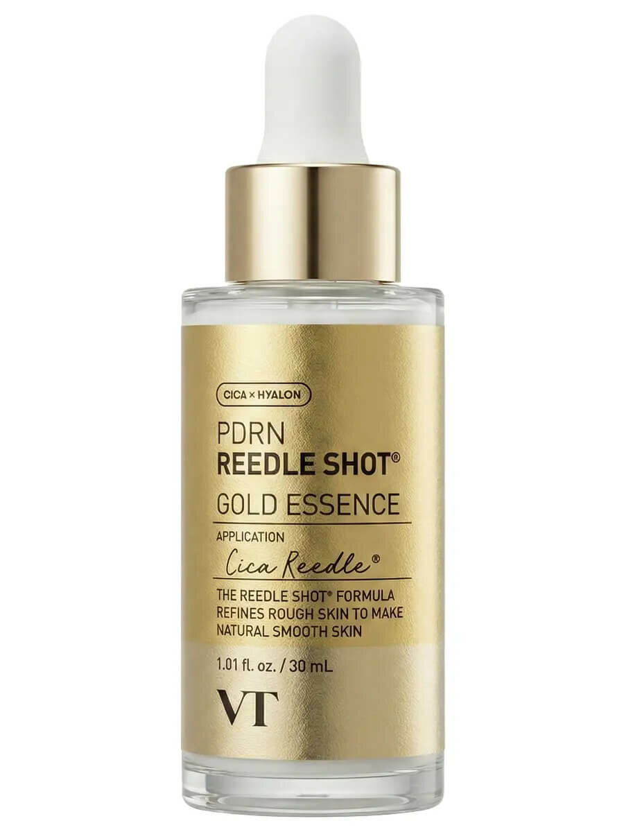 Эссенция с PDRN и золотом для лифтинга кожи PDRN Reedle Shot Gold Essence, 30 мл, VT Cosmetics