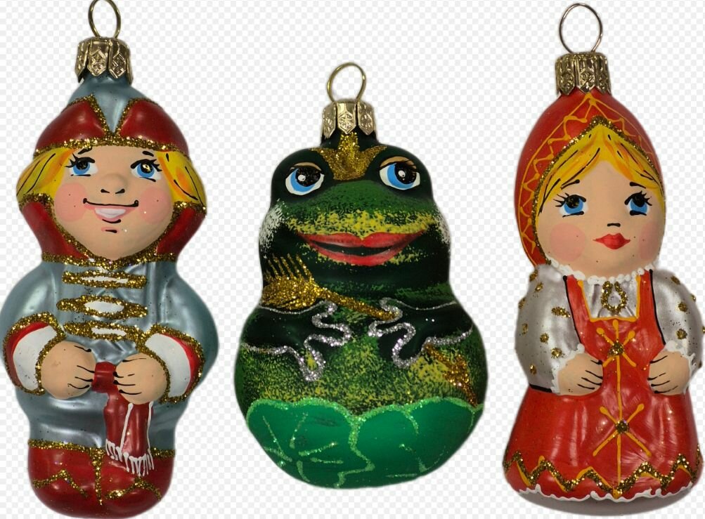 Набор елочных игрушек "Царевна-лягушка"