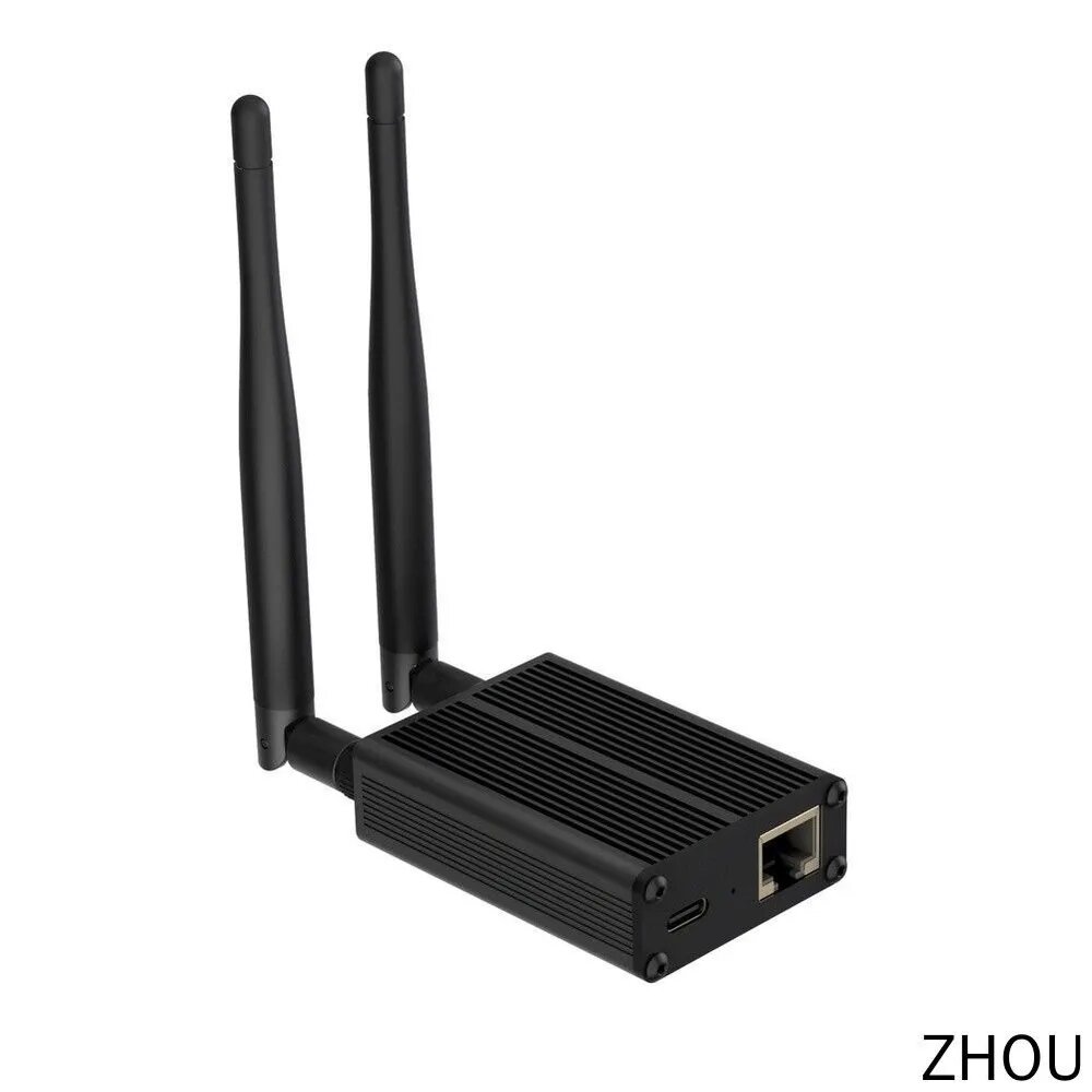 Zigbee 3.0 Шлюз-хаб для Home Assistant, с поддержкой LAN/WiFi/USB, алюминиевый корпус, чёрный