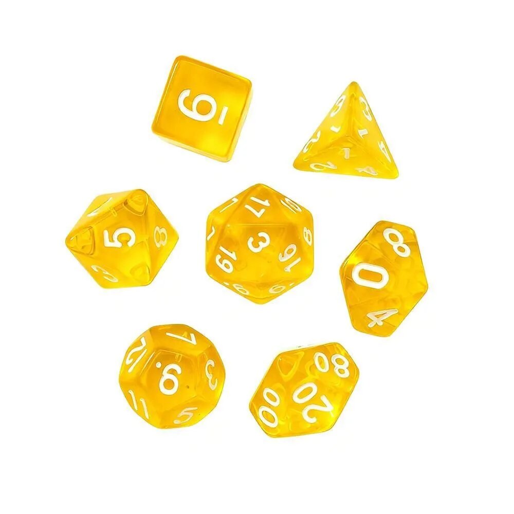 Набор игральных кубиков с мешочком для D&D, дайсы для ДНД