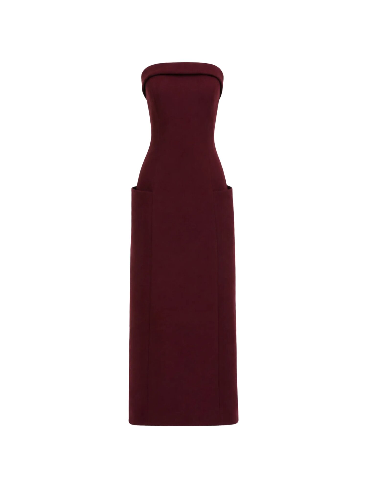 Платье Strapless pocket-detail dress