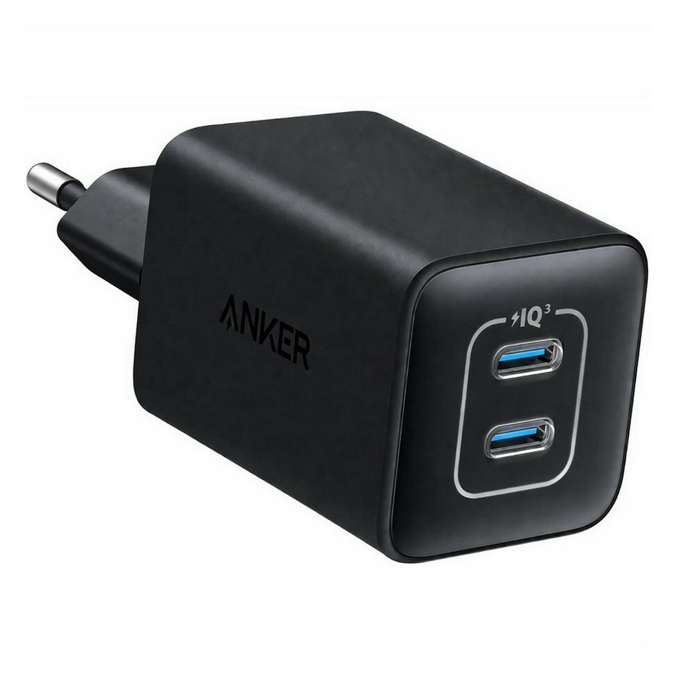 Сетевое зарядное устройство Anker Nano 3 47W 2xUSB-C (A2039L11) Black