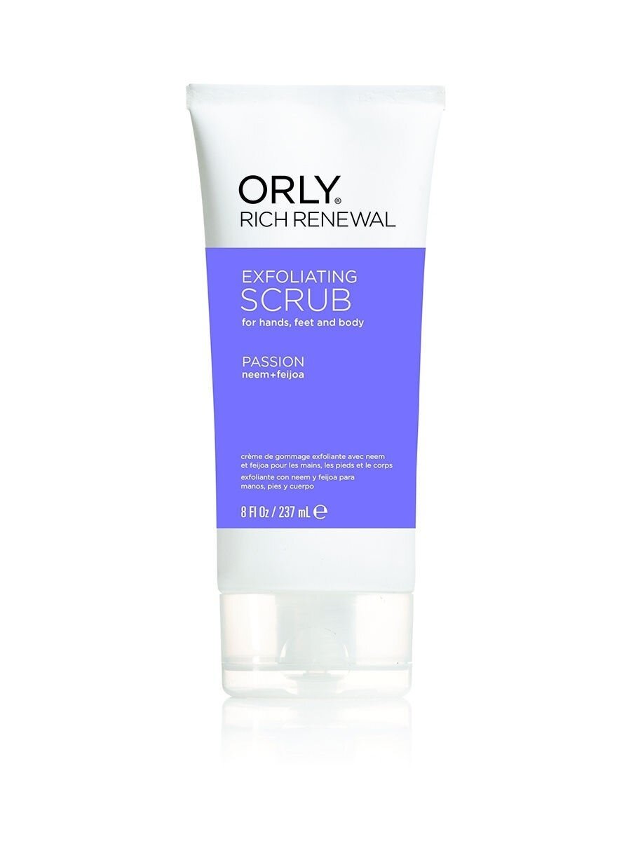 ORLY Скраб с ароматом тропических растений и фейхоа RICH RENEWAL Passion Scrub 237мл